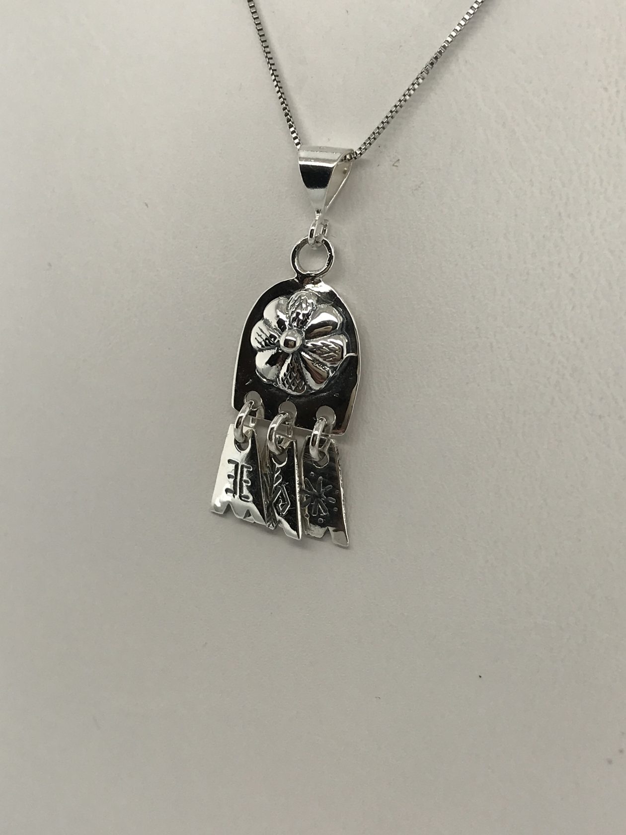 Saulite (Sun) Symbol Pendant with Baltic Charms - Krikis Jewelers